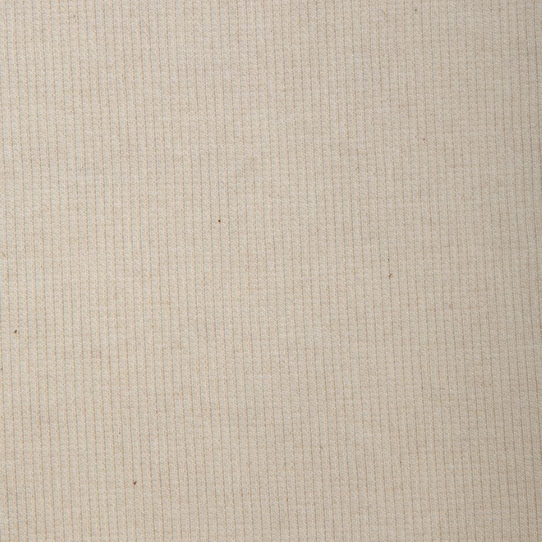 Rib 2×2 – Ecru | Cotton Loop Back